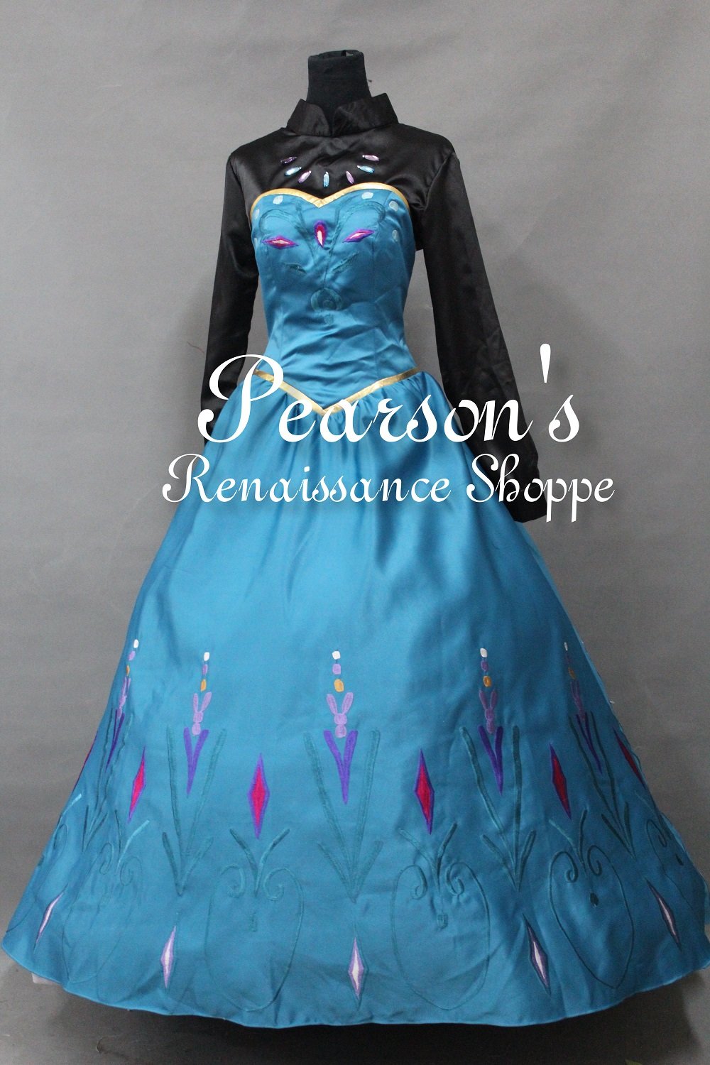 Frozen Elsa Coronation Embroidery Dress Set– Pearson's Medieval Shoppe