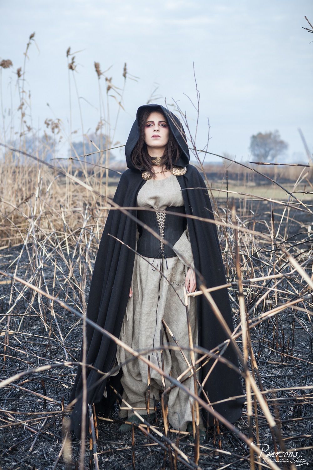 Halloween Cloak with Deckled Edge Bottom– Pearson's Medieval Shoppe