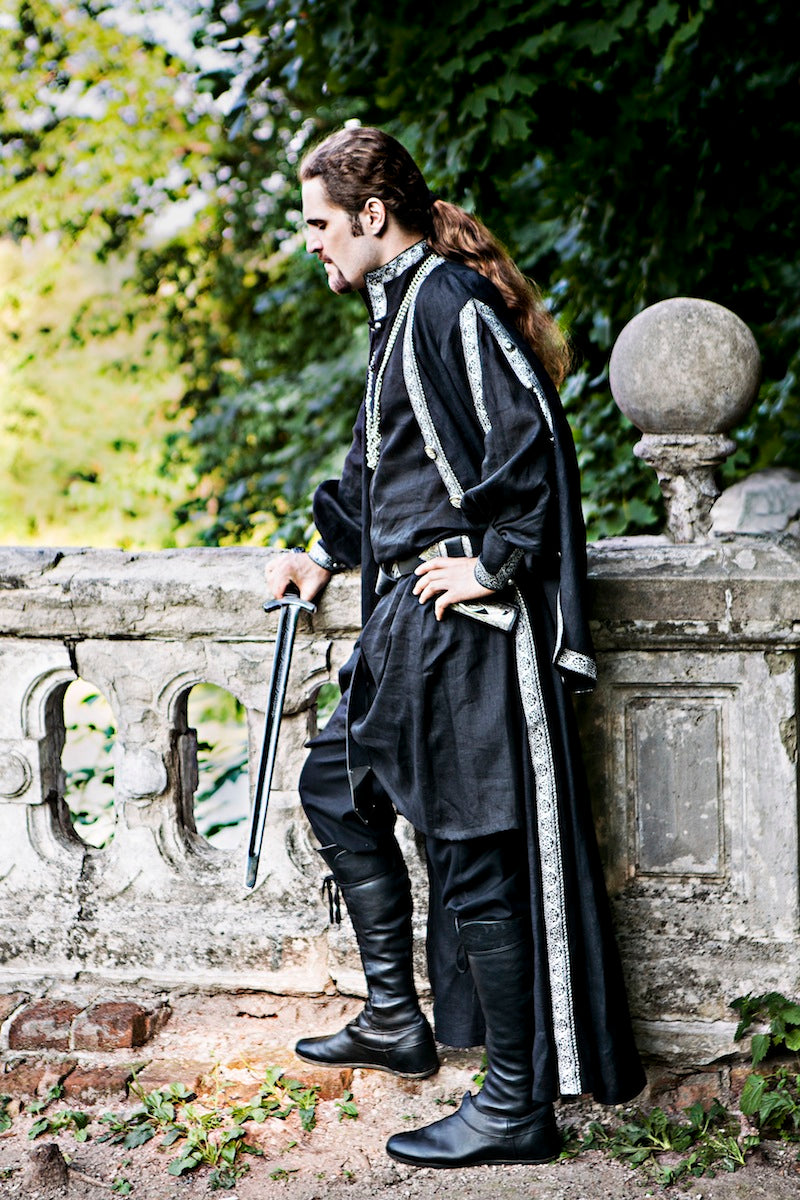 Long Medieval Flax Overcoat– Pearson's Medieval Shoppe