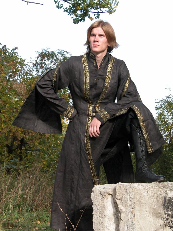 Long Medieval Flax Overcoat– Pearson's Medieval Shoppe