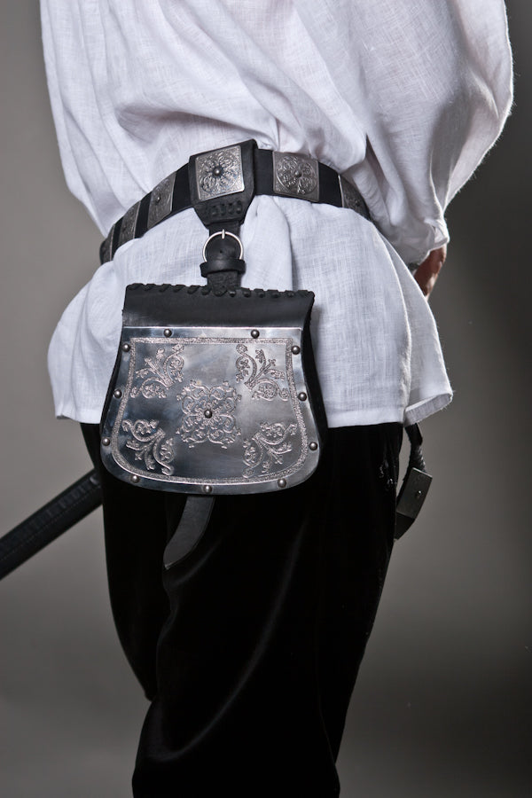 Medieval Bag with Etched Steel– Pearson's Medieval Shoppe
