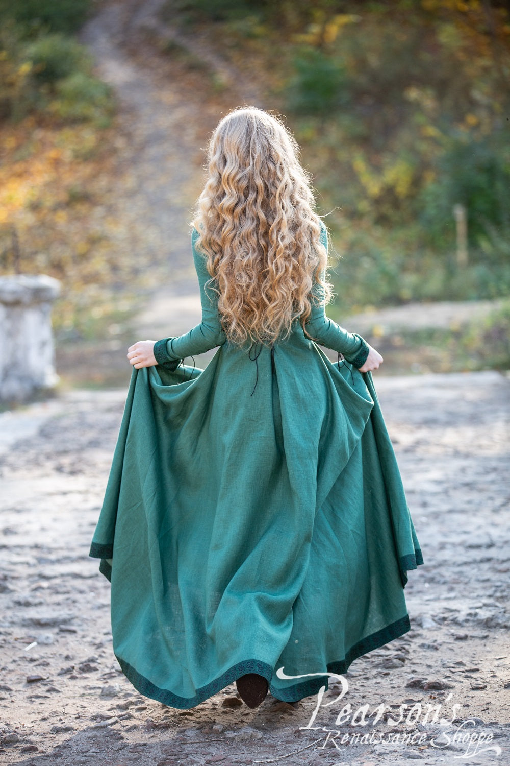 Autumn Princess Linen Dress– Pearson's Medieval Shoppe