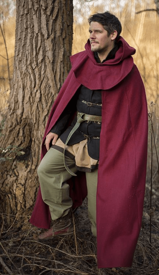Wool Cloak with Mantle– Pearson's Medieval Shoppe
